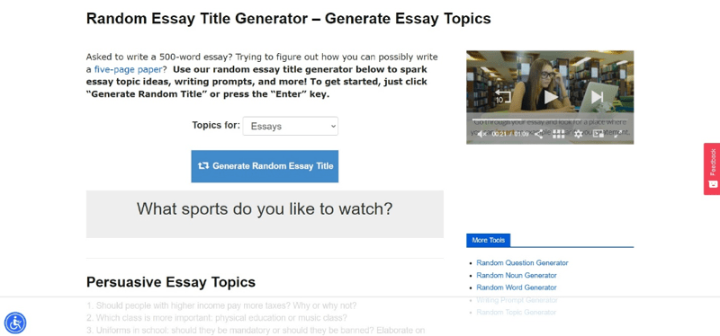 Best Essay Title Generator in 2023